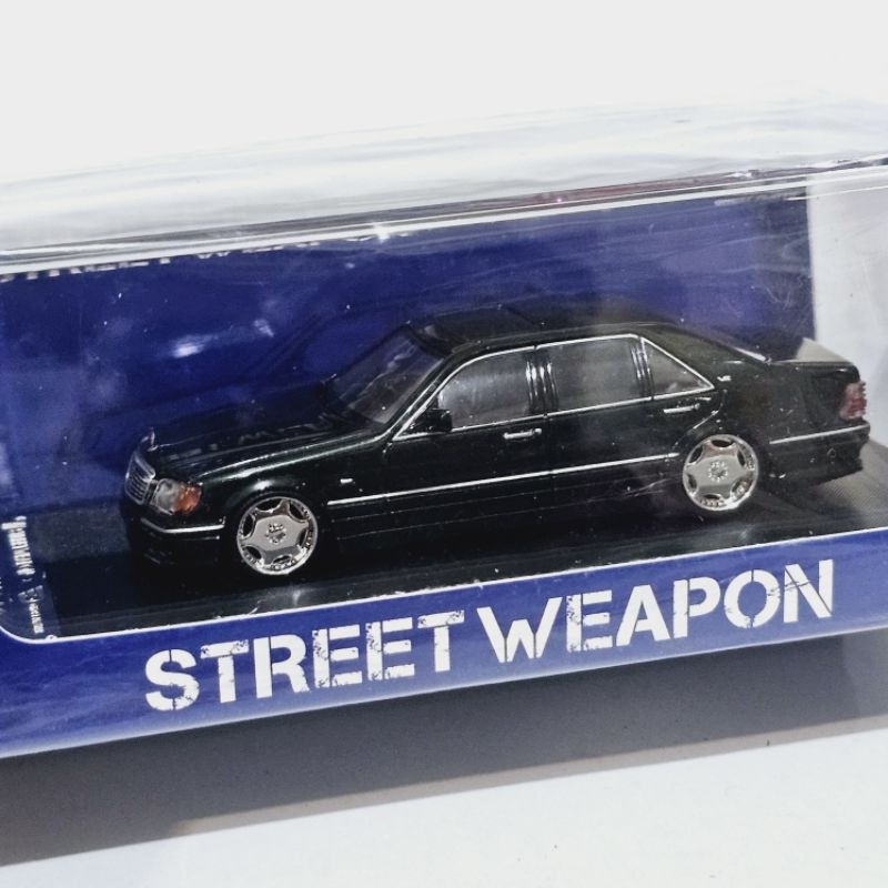 Jual Street weapon 64 scale Mercedes Bens W140 s600 black dark green 560 e500 master liberty ...
