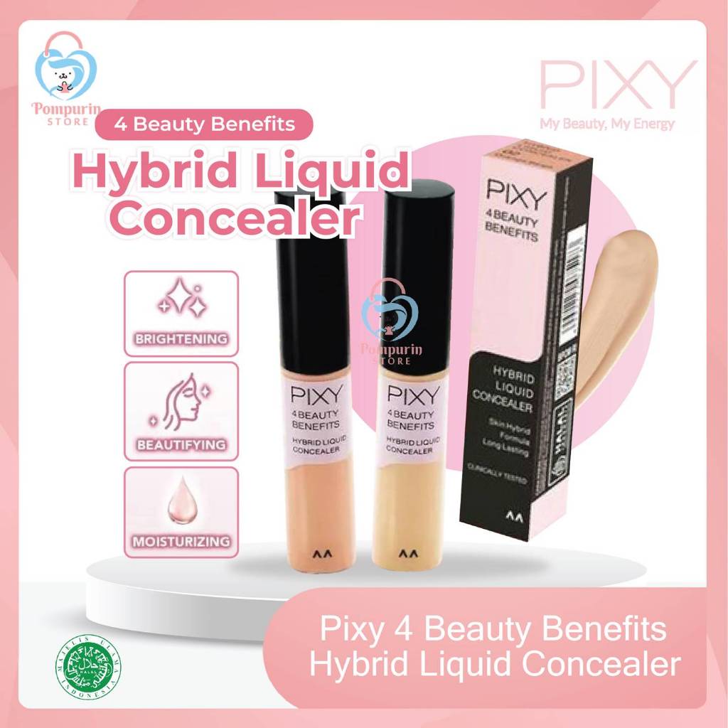 Jual Pixy 4 Beauty Benefits Hybrid Liquid Concealer - Concealer ...