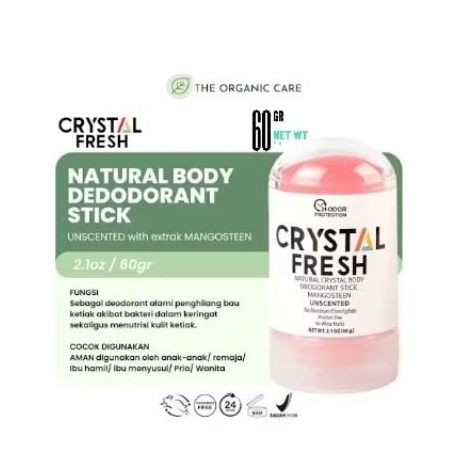 Jual Crystal fresh deodorant sticks unscented, turmeric,aloe vera ...