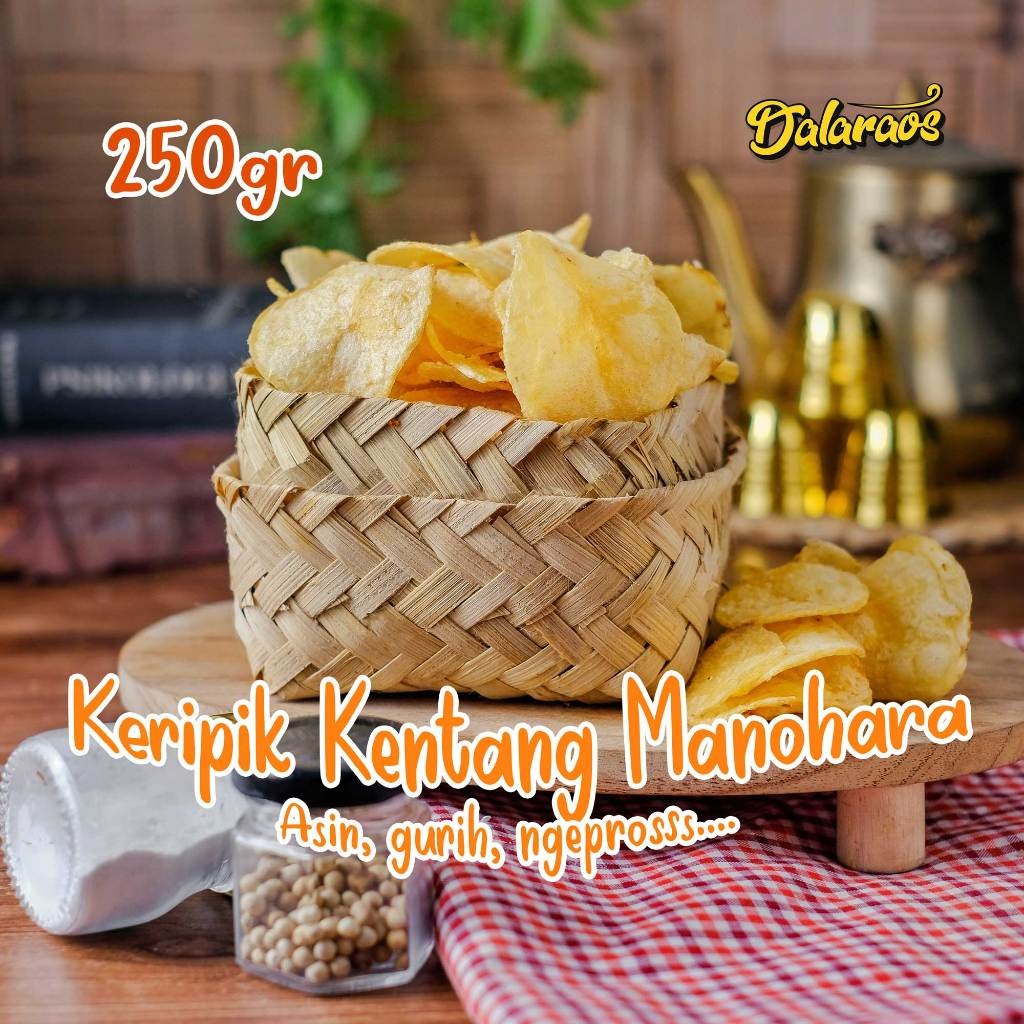 Jual 250gr Keripik Kentang /Keripik Kentang Manohara /Keripik Kentang ...