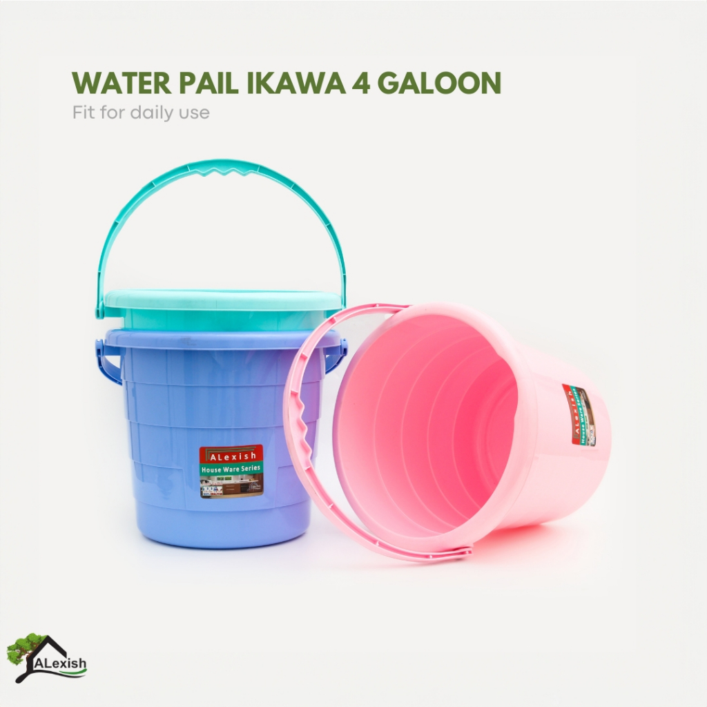 Jual Timba 4 Galoon Alexish Gagang Ikawa Ember Water Pail Warna Pastel ...