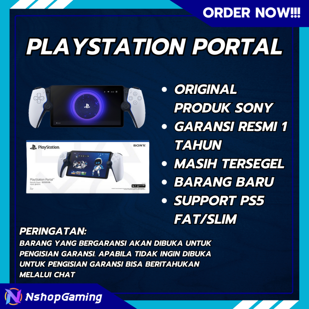 Jual Sony Playstation Portal Portable Remote Player for Playstation 5 (Original Sony Indonesia ...