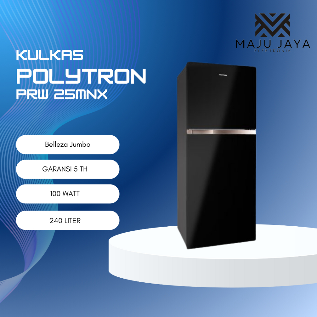 Jual KULKAS POLYTRON 2 PINTU PRW25MNX 25 MNX 25MNX BELLEZA JUMBO PRW ...