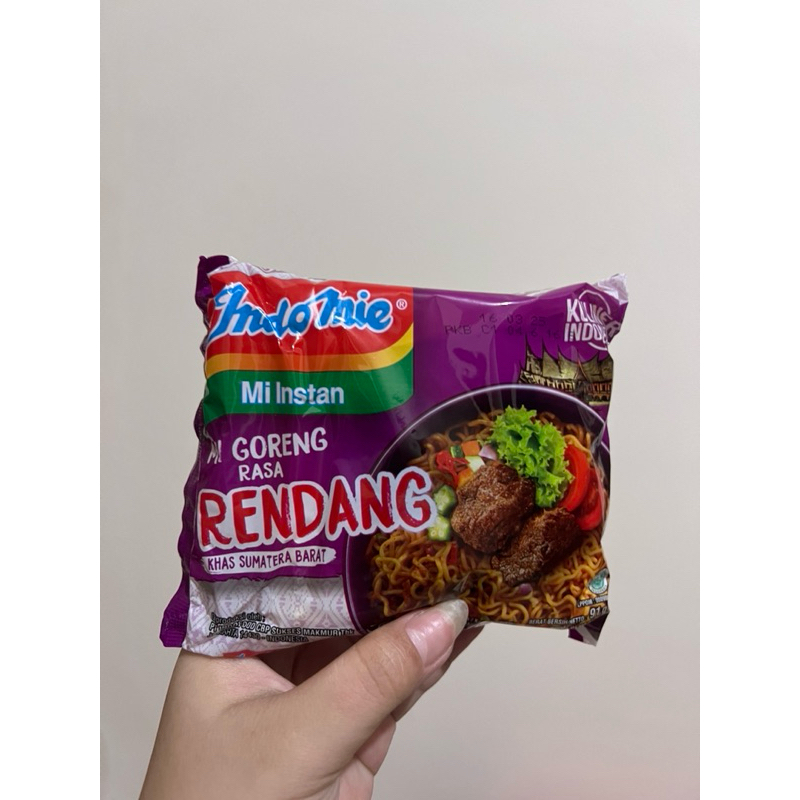 Jual Indomie Goreng Rendang / Indomie Mie Instan Goreng Rasa Rendang ...