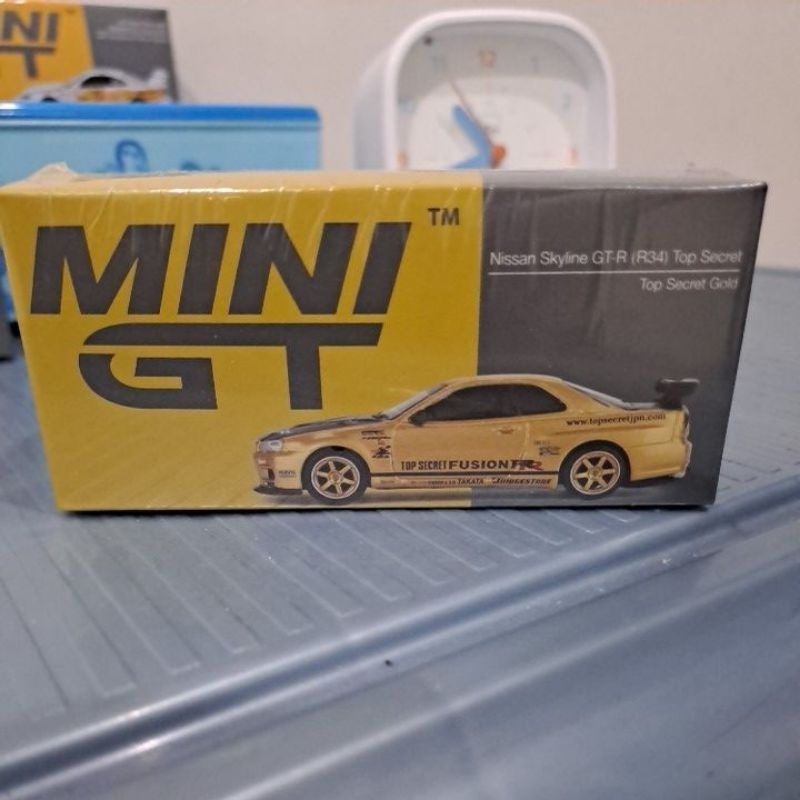 Jual mini gt top secret gold r34 | Shopee Indonesia
