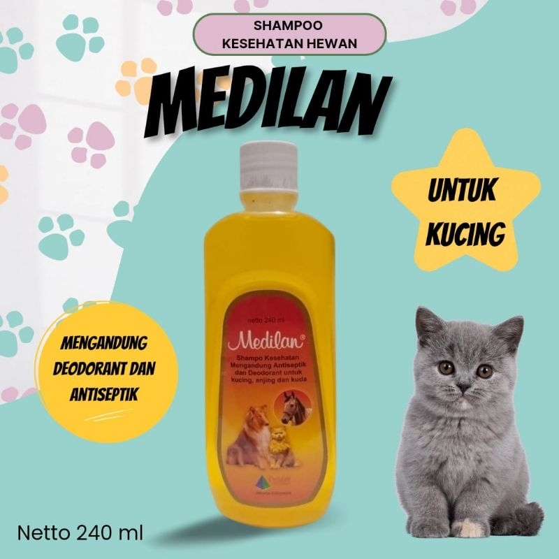 Jual Medilan 240ml + anti kutu, antiseptik dan deodorant (anjing ...