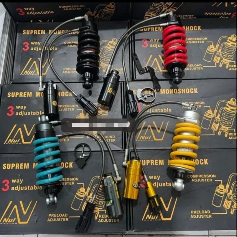 Jual MONO SHOCK NUI 2 TABUNG CLICK FUNGSI SEMUA NINJA RR UKURAN 265MM | Shopee Indonesia