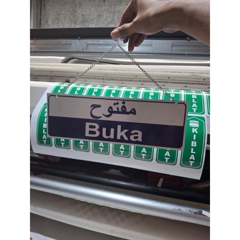 Jual Custom Akrilik 2 muka Nama Ruangan | Sign Board Acrylic | Papan ...