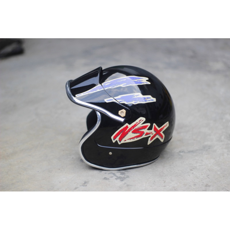 Jual HELM NSX CSTM BLACK | Shopee Indonesia