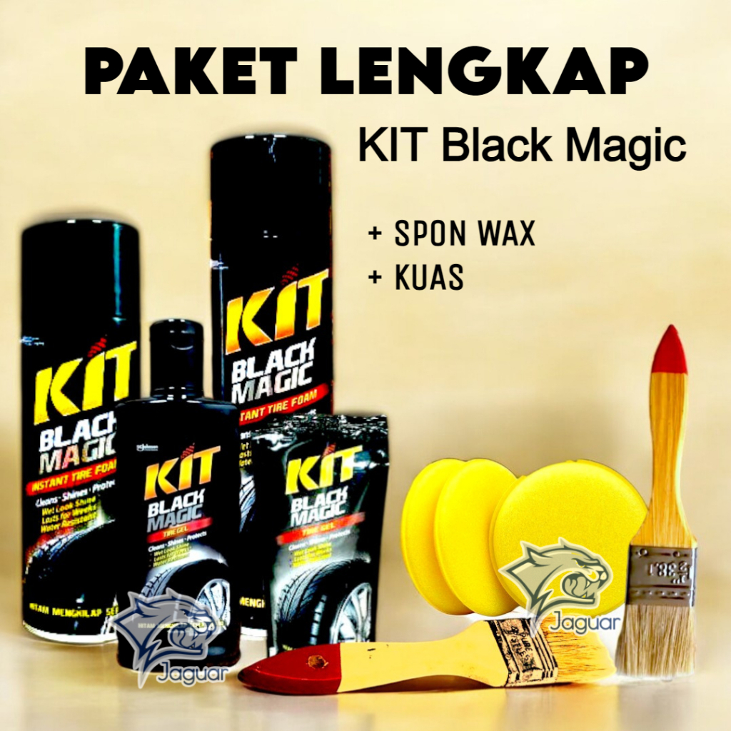Jual PAKET LENGKAP KIT BLACK MAGIC SEMIR BAN LANGSUNG BERSIH HITAM ...