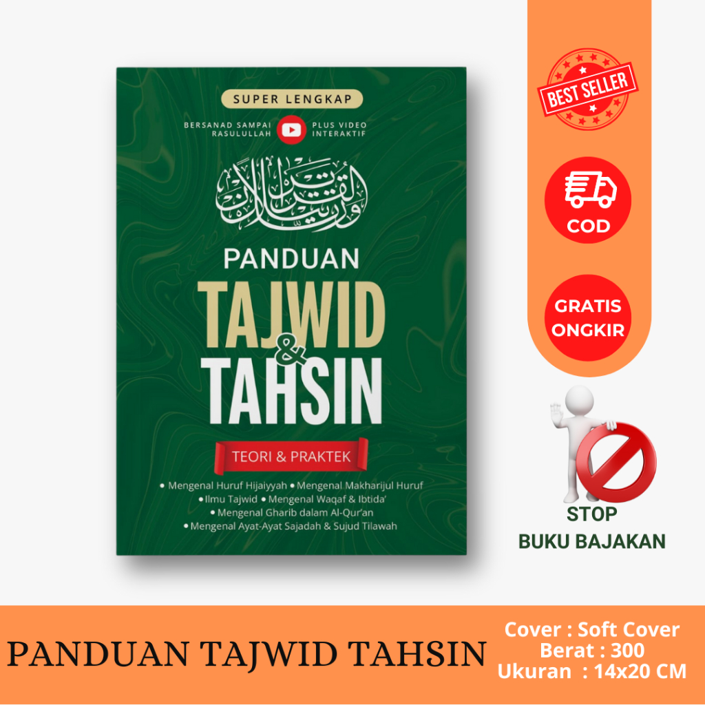 Jual Buku Praktis Belajar Tajwid Tahsin untuk Pemula | Shopee Indonesia