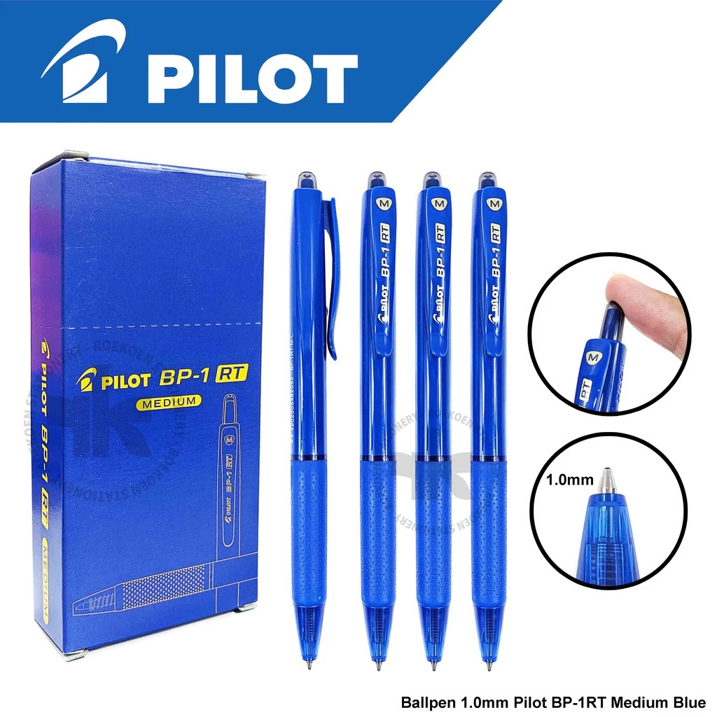 Jual Pulpen Pilot Bp-1 RT ( 1Pack/12Pcs ) | Shopee Indonesia