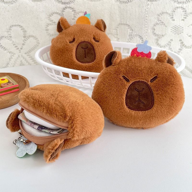 Jual Capybara Dompet Koin Lucu Boneka Gantungan Kunci Keychain Hadiah ...