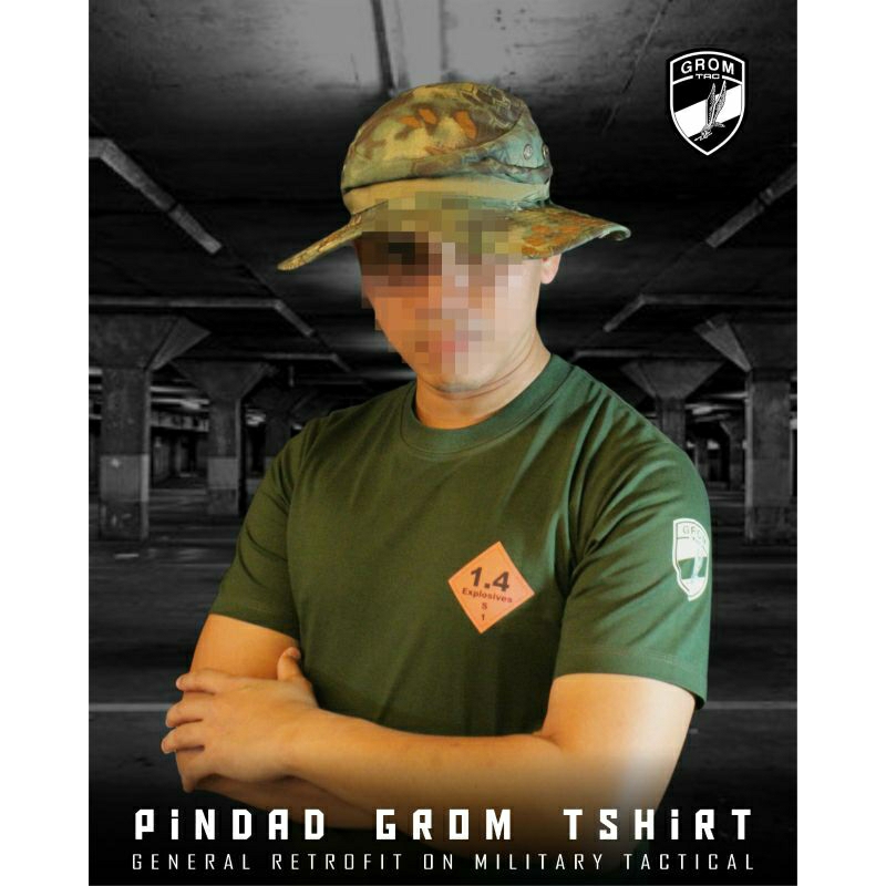 Jual PINDAD AMMO GROM TSHIRT KAOS PRIA TACTICAL | Shopee Indonesia