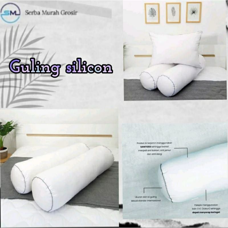 Jual Bantal guling silicon/Bantal guling hotel/Bantal guling tidur ...