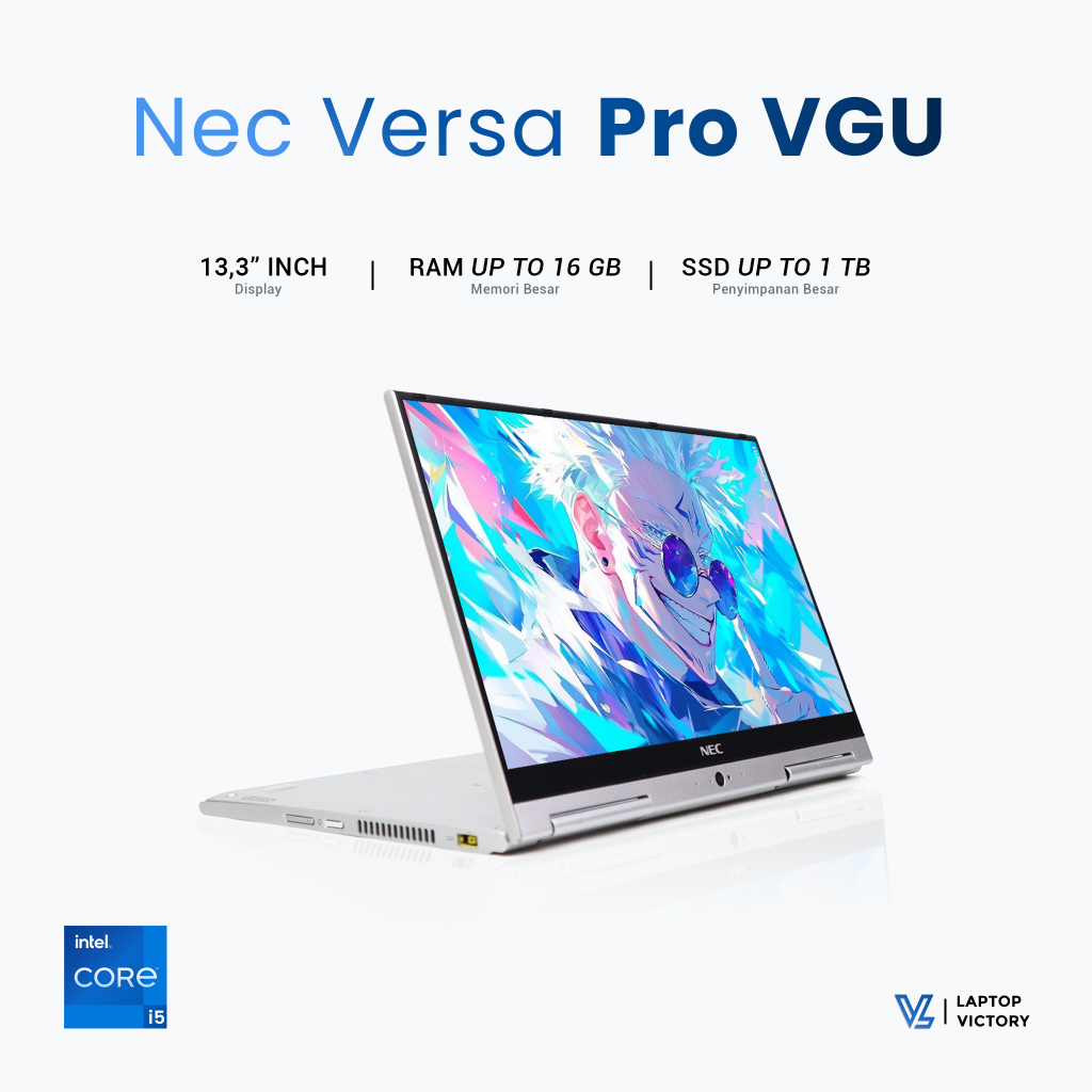 Jual Laptop 2 in 1 NEC Versa Pro VG-U Intel core I5 Gen 6 I Ram 8 Gb ...