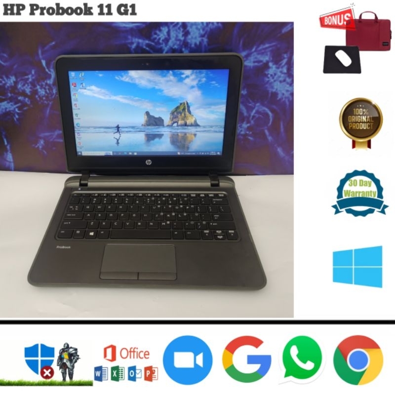Jual Laptop Hp Probook 11 G1 Ram 8 HDD 500 Core i3 Gen 5 Win 10 Free ...