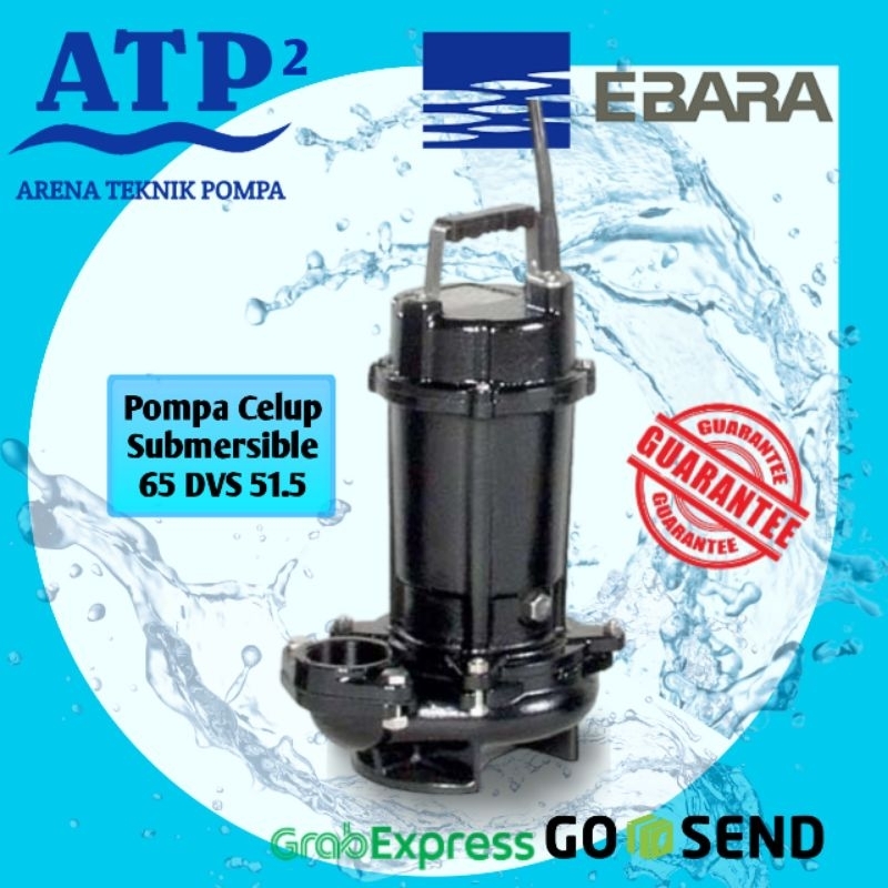 Jual Ebara 65 DVS 51.5 Pompa Submersible Pompa Celup Sewage Pump | Shopee Indonesia