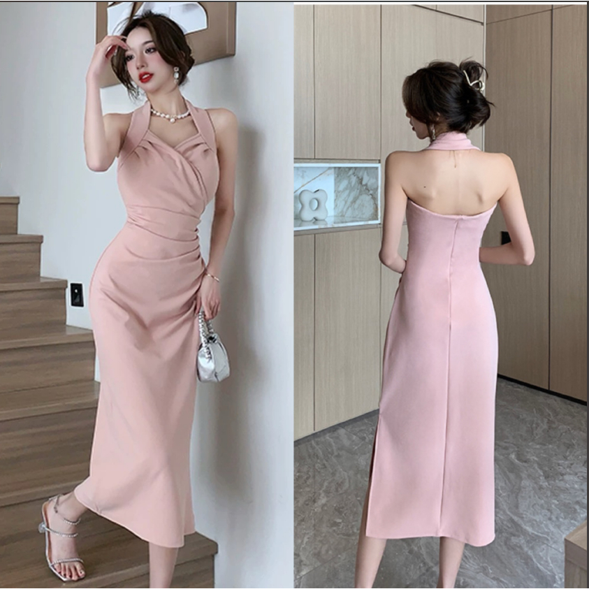 Jual EMITA BLOOM party dress elegant casual dress birthday midi dress ...