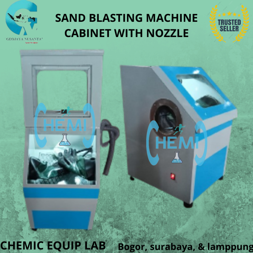 Jual SAND BLASTING MACHINE CABINET WITH NOZZLE / MESIN SANDBLASTING ...