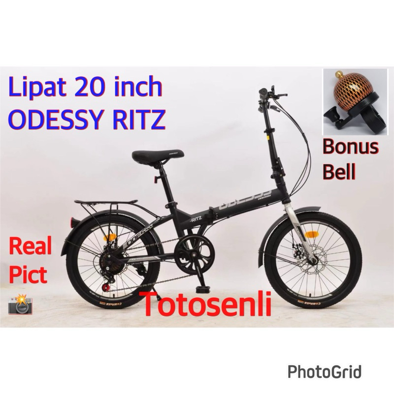 Jual sepeda lipat 20 inch ODESSY RITZ 7speed shimano folding bike ...