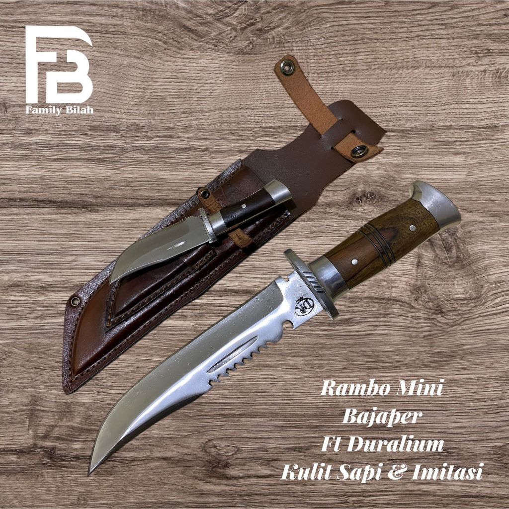 Jual PISAU SANGKUR RAMBO MINI BAJAPER 30cm | Shopee Indonesia