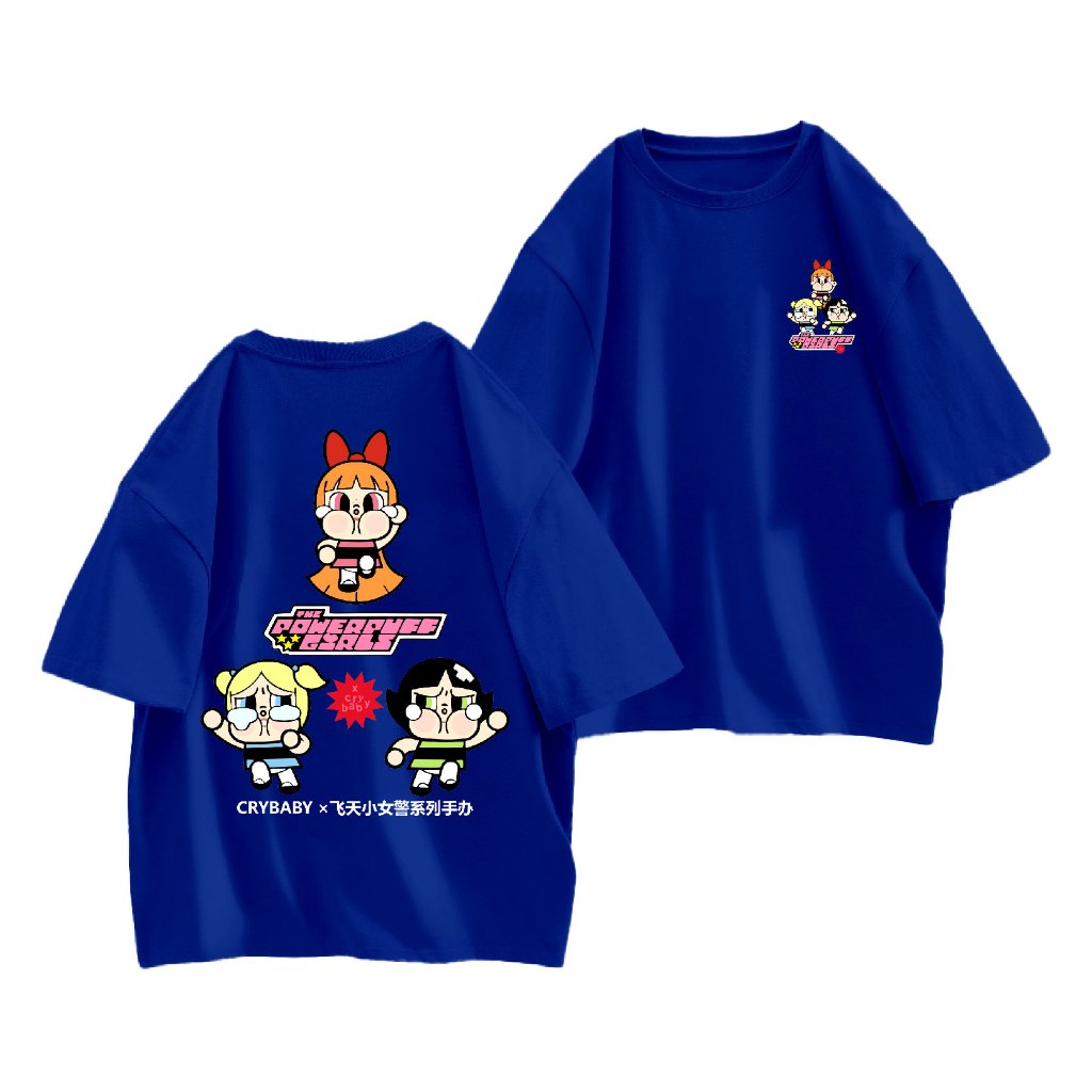 Jual KOTASWEATER Kaos Lengan Pendek THE POWERPUFF GIRLS X CRY BABY ...