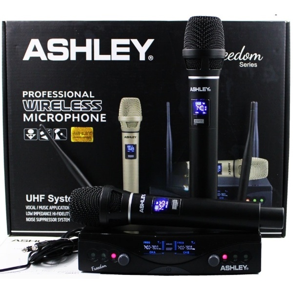 Jual Mic Wireless Ashley Freedom Original (Bisa Ubah Frequency) / Mic ...