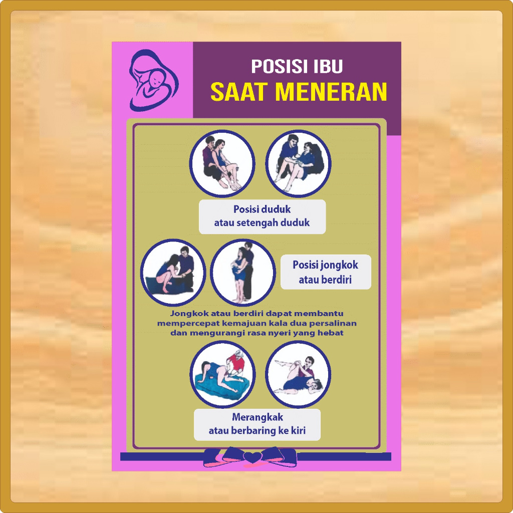 Jual Stiker Poster Posisi Ibu Saat Meneran, Stiker Poster Kebidanan ... Jual Stiker Poster Posisi Ibu Saat Meneran, Stiker Poster Kebidanan ...
