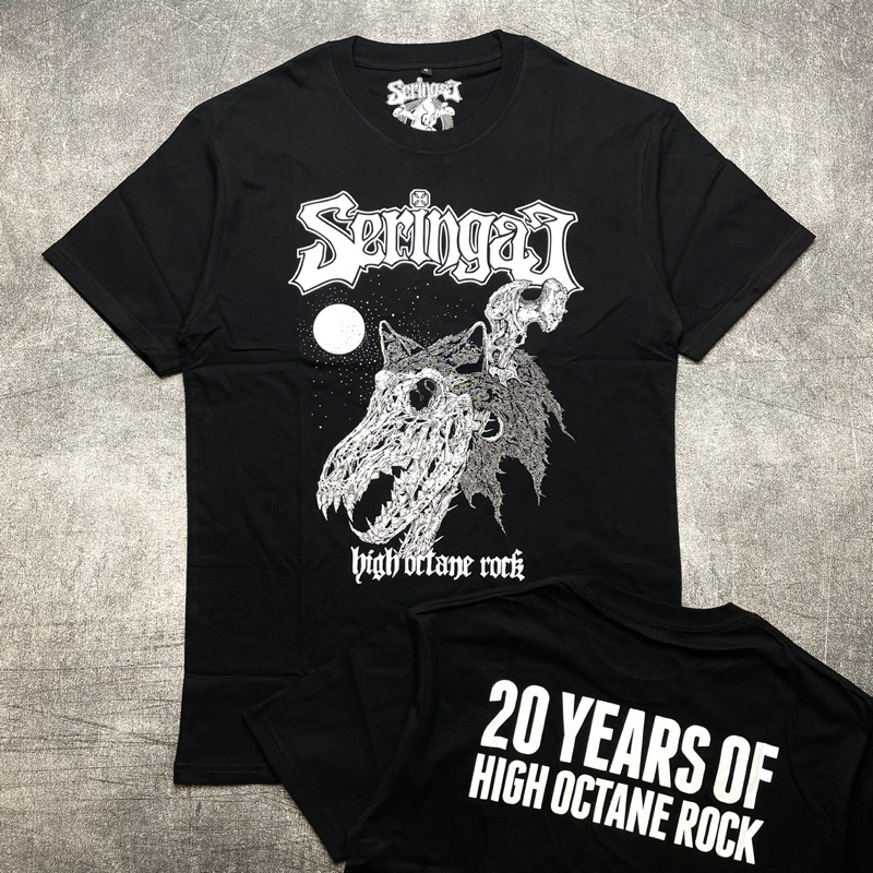 Jual Tshirt SERINGAI - 20 YEARS HIGH OCTANE ROCK Official Merchandise ...