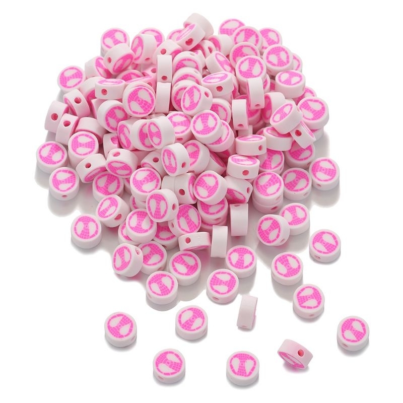 Jual (100pcs) READY STOCK Manik Spiderman polymer clay beads manik ...