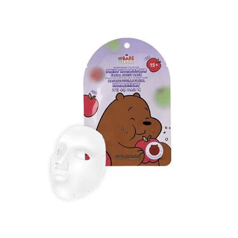 Jual Miniso Sheet Mask We Bare Bears / Masker Wajah Menghidrasi kulit ...