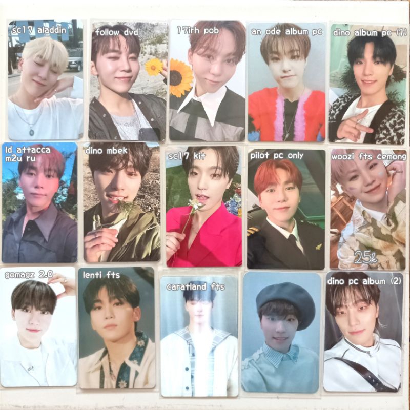 Jual SEVENTEEN SVT OFFICIAL PHOTOCARD PC SEUNGKWAN DINO HOSHI WOOZI SECTOR 17 ALADDIN KIT MBEK ...