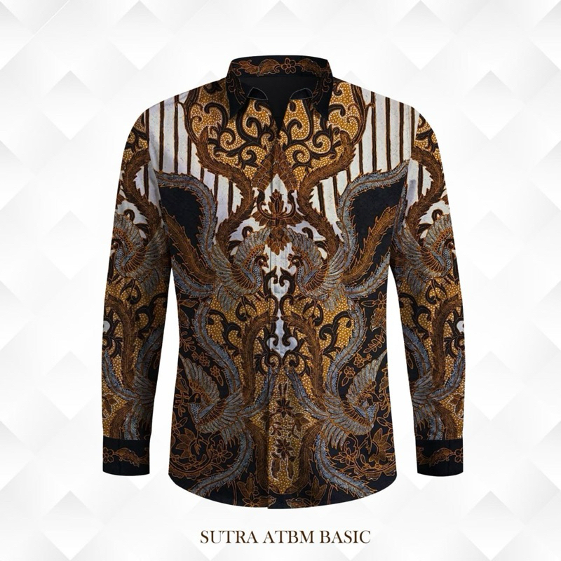 Jual Kain Batik Tulis Sutra Atbm Basic Kemeja Pria Exclusive - BS05 ...