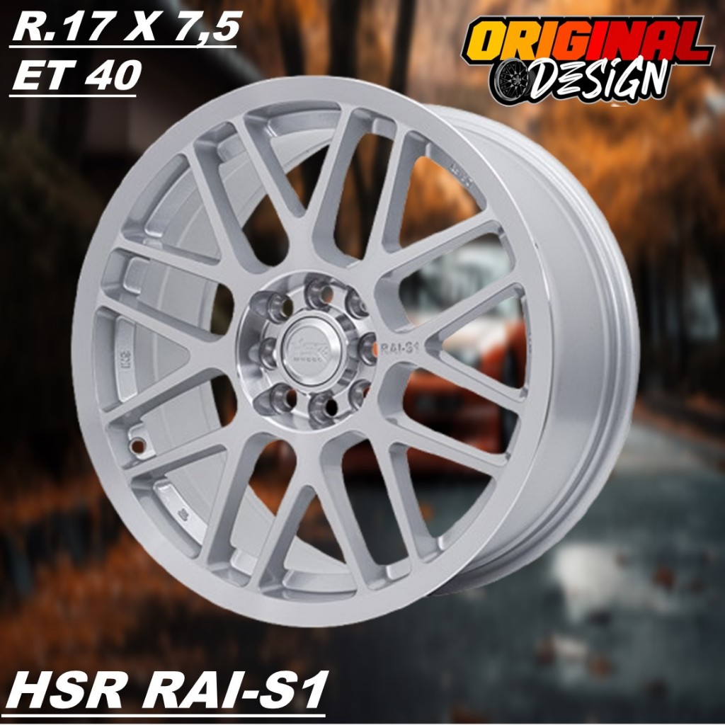 Jual Velg Mobil Ring 17 HSR RAI S1 R17 Cocok Untuk Raize Rocky Vios Mobilio | Shopee Indonesia