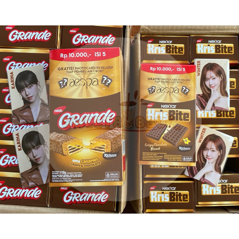 Jual [PROMO JUAL MURAH] READY NABATI X AESPA GRANDE KRISBITE FREE ...