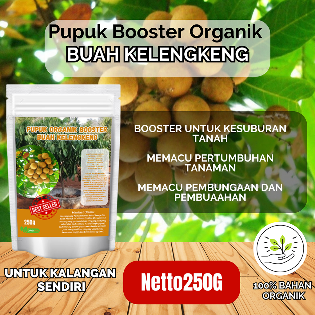 Jual Pupuk organik Booster Kelengkeng Pelebat Organik Cepat Berbuah Lebat | Shopee Indonesia