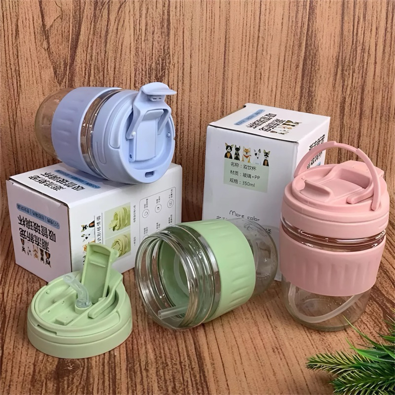 Jual Gelas Kaca/ Gelas Coffee Ecentio 350 ml || box Kemasan | Shopee ...