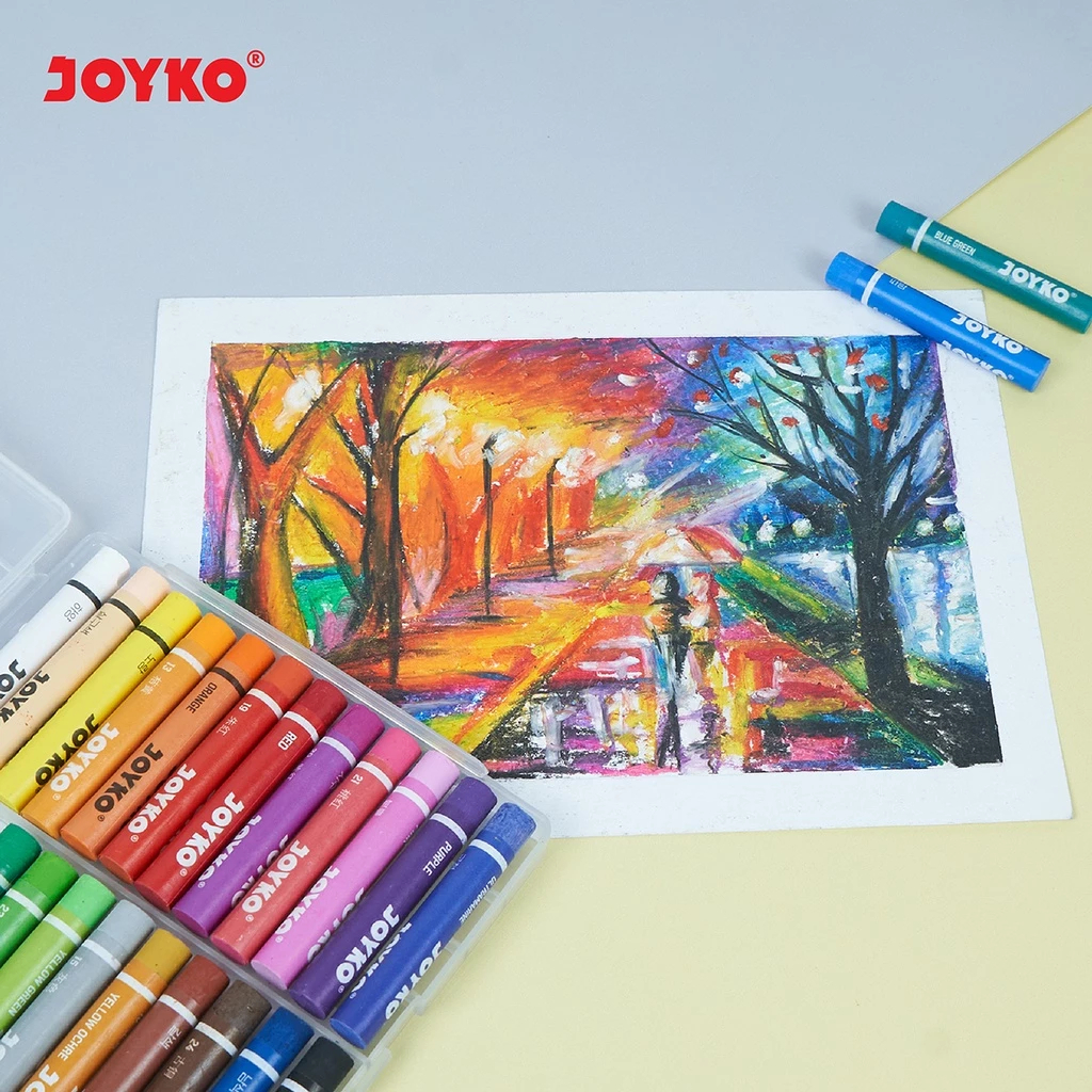 Jual [ 1 SET ] Crayon Krayon Oil Pastel Joyko Mini OP-CR (Ukuran KECIL ...
