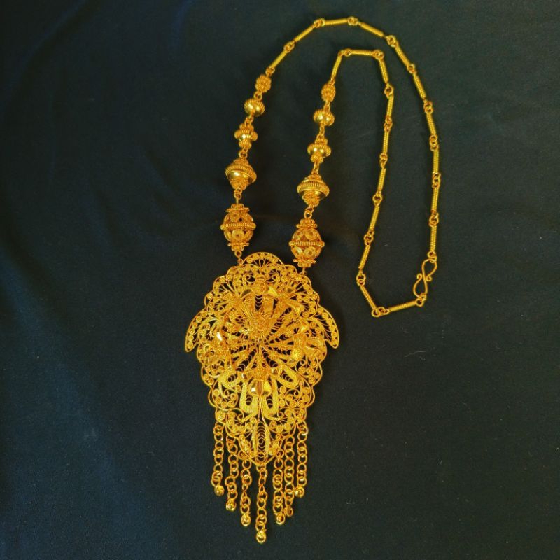 Jual kalung pesta / kalung sultan / kaling kebaya / bros kebaya / bros ...