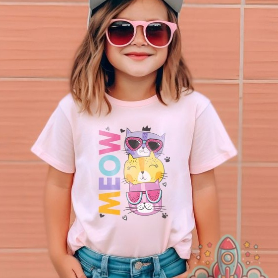 Jual Baju Anak Kaos Kuromi Kucing Meow Winnie The Pooh | Shopee Indonesia
