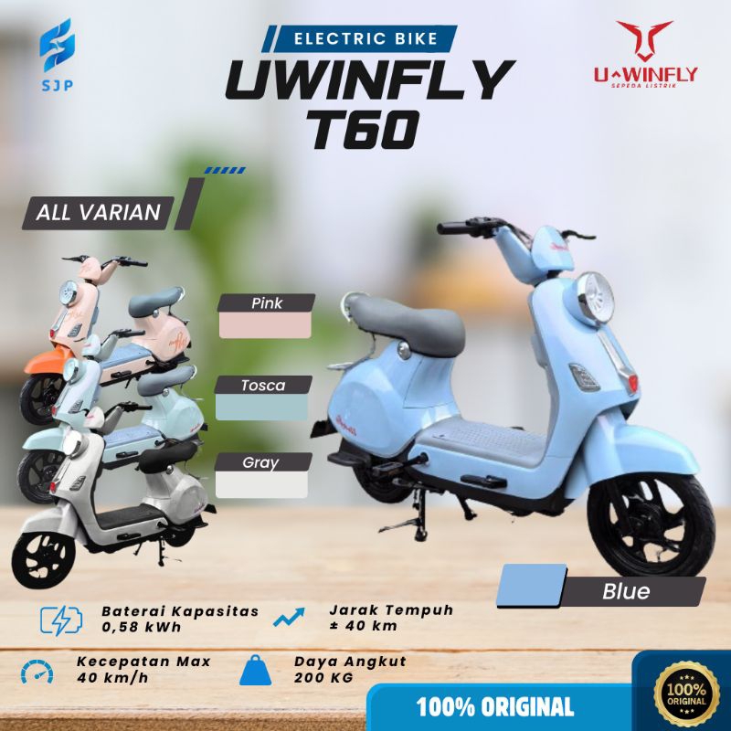 Jual Sepeda listrik Uwinfly T60 | Shopee Indonesia