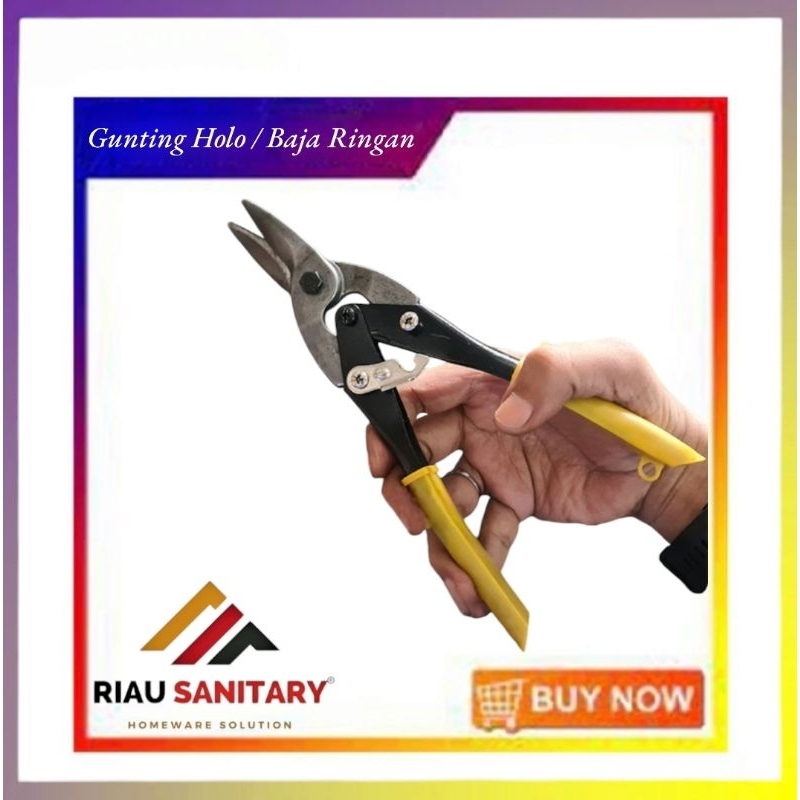 Jual gunting seng bajaringan 10" gunting seng runcing 25cm JOKER ...