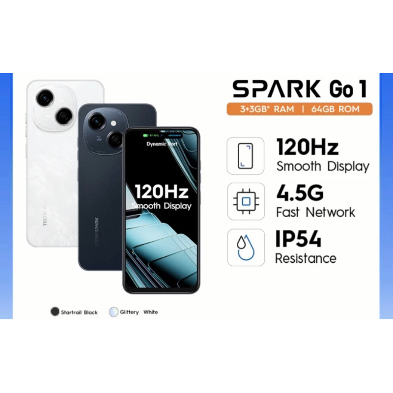 Jual TECNO SPARK Go 1 4/64 | 4/128 Garansi Resmi | Shopee Indonesia
