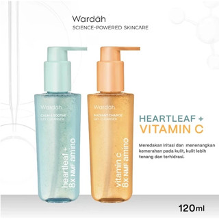 Jual Wardah Heartleaf / Vitamin C + 8X NMF Amino Gel Cleanser 120 ml - Facial Wash | Shopee ...
