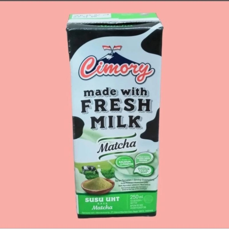 Jual cimory susu uht 250ml matcha | Shopee Indonesia