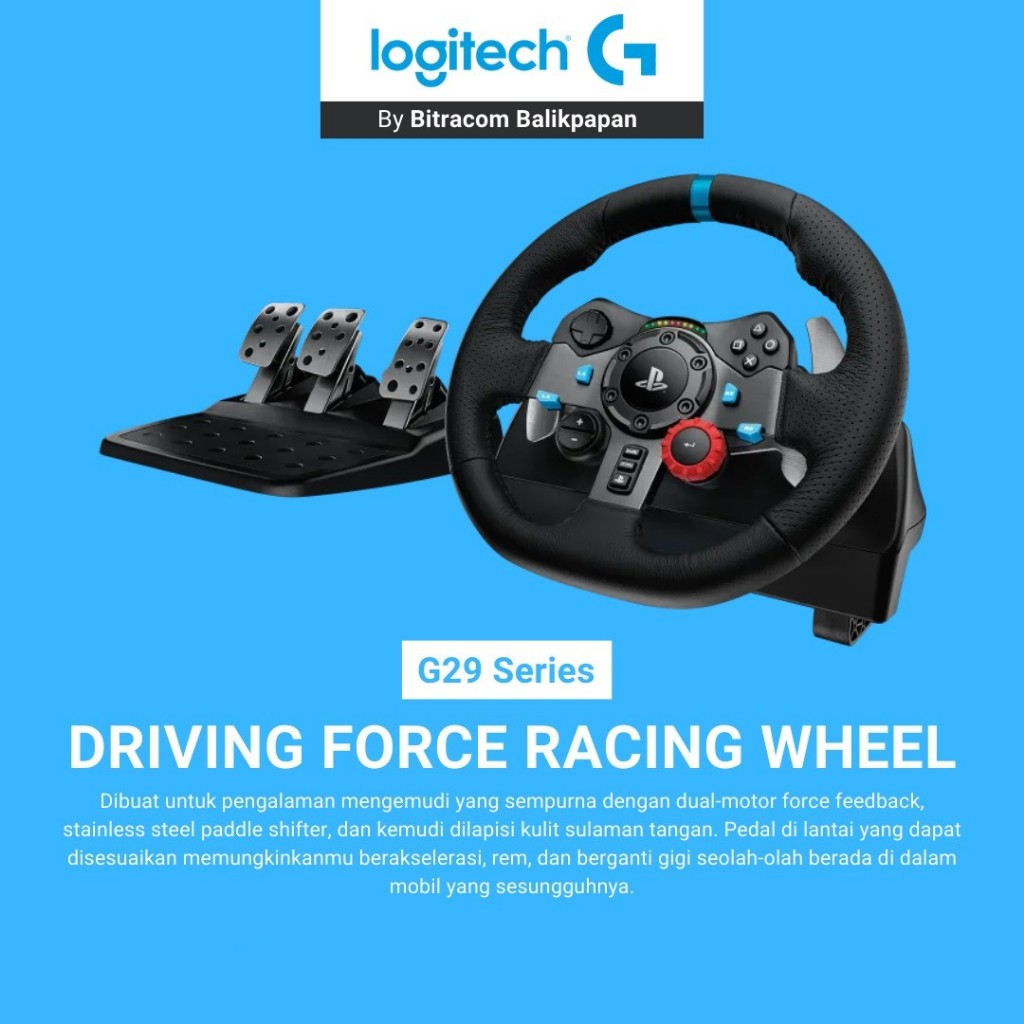 Jual Stir Gaming Mobil Logitech - G29 - Driving Force Racing Wheel Stir ...