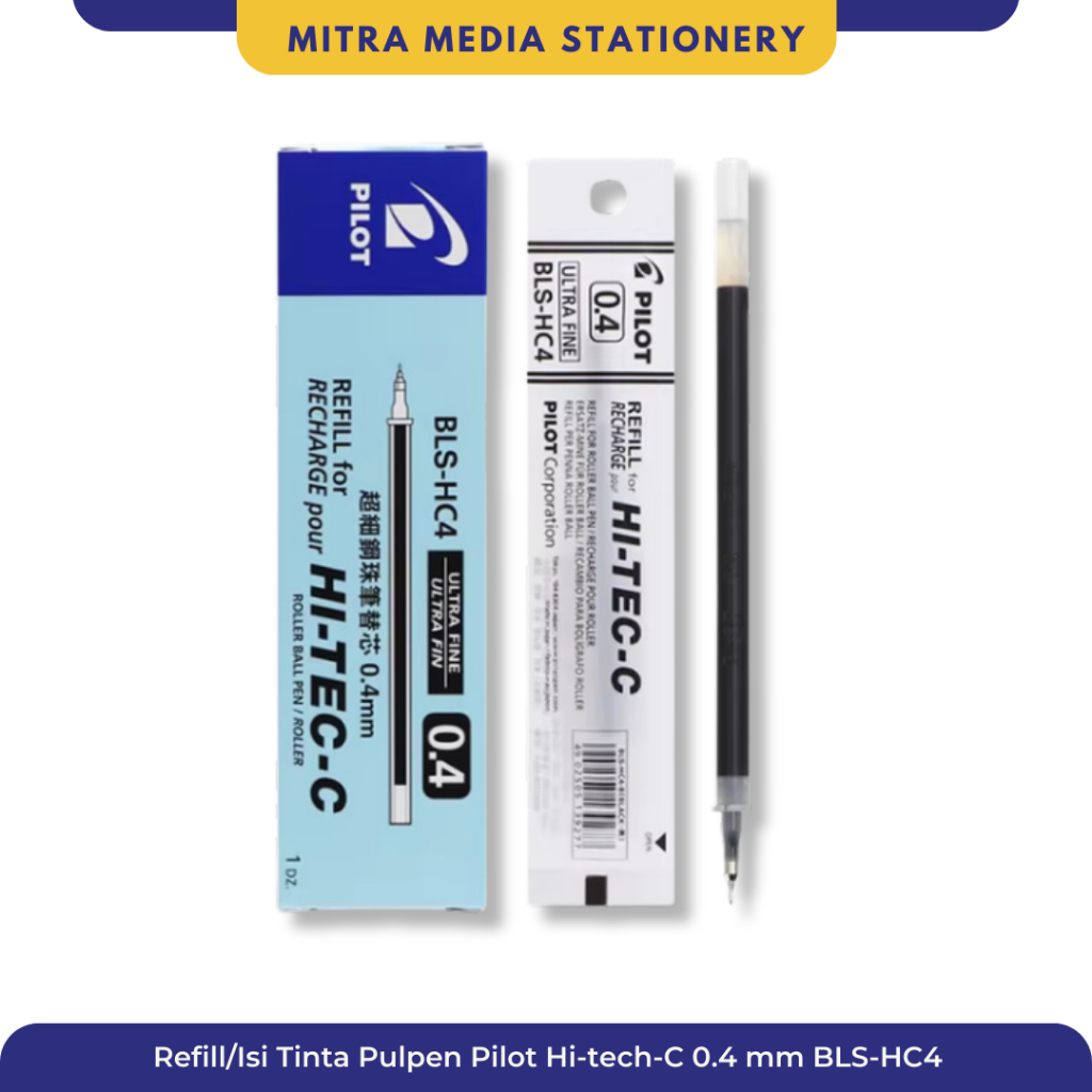 Jual Pilot Refill Hi-Tec-C 0.4 Tinta Isi Ulang Pulpen HiTec / HiTecc ...