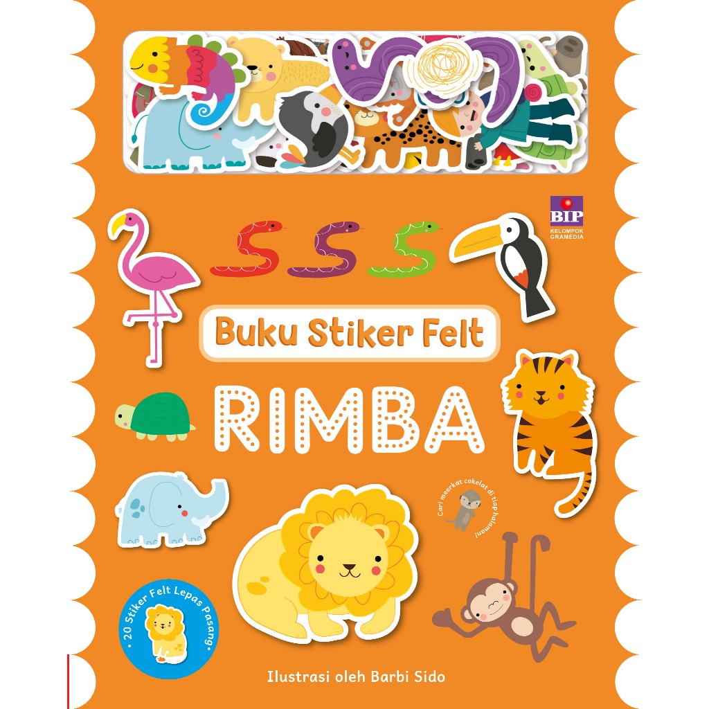 Jual GRAMEDIA BOGOR - BUKU STIKER FELT: RIMBA | Shopee Indonesia