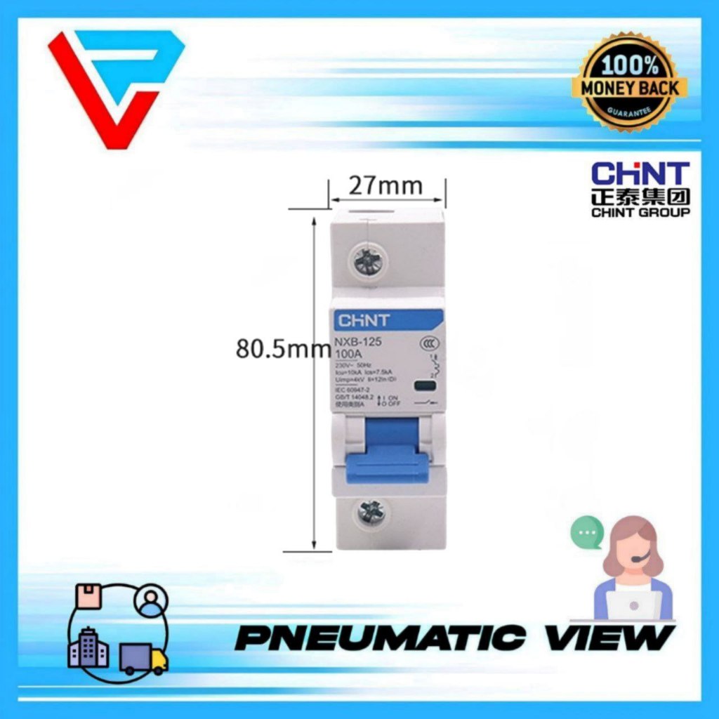 Jual MCB MCCB CHINT NXB-125 1P - 80A | Shopee Indonesia